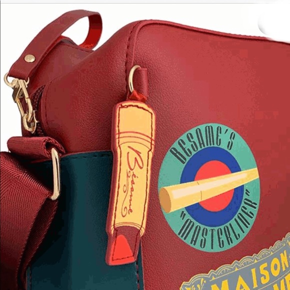 Bags | Besame Maison Red Crossbody Special Edition | Poshmark